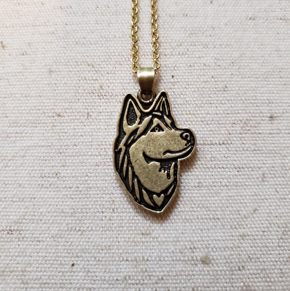 Teri's Jewels | Jewelry | Siberian Husky Dog Pendant Necklace | Poshmark